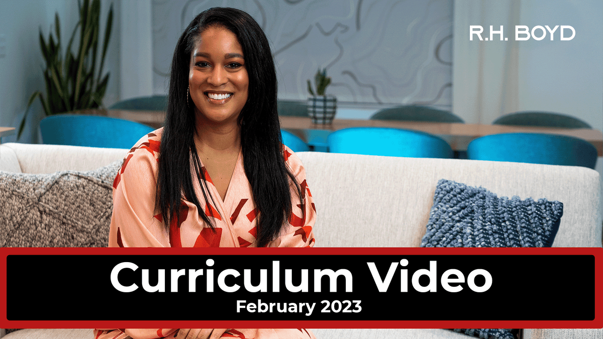 Lessons for February 2023 – R.H. Boyd