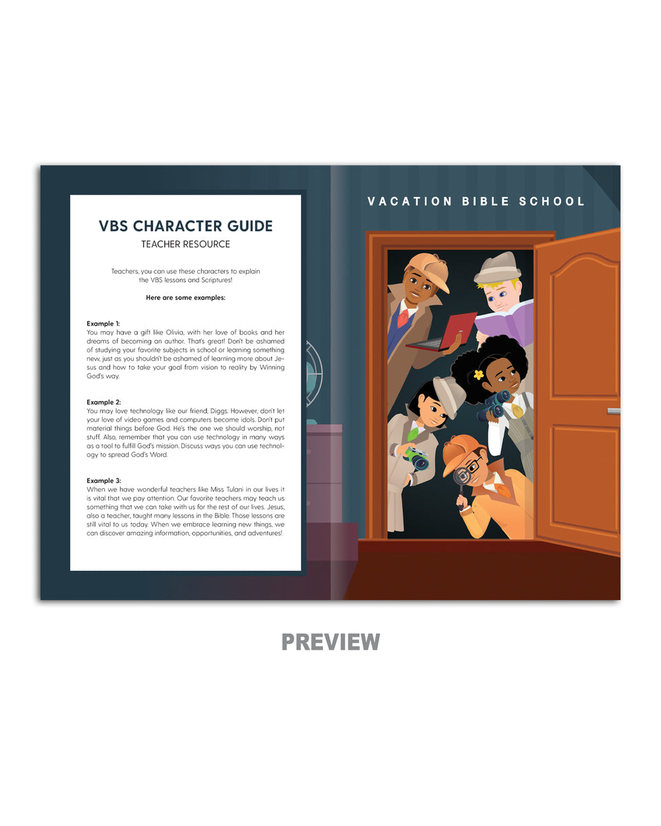 Back To Basics B.I.B.L.E.: VBS Character Guide – R.H. Boyd