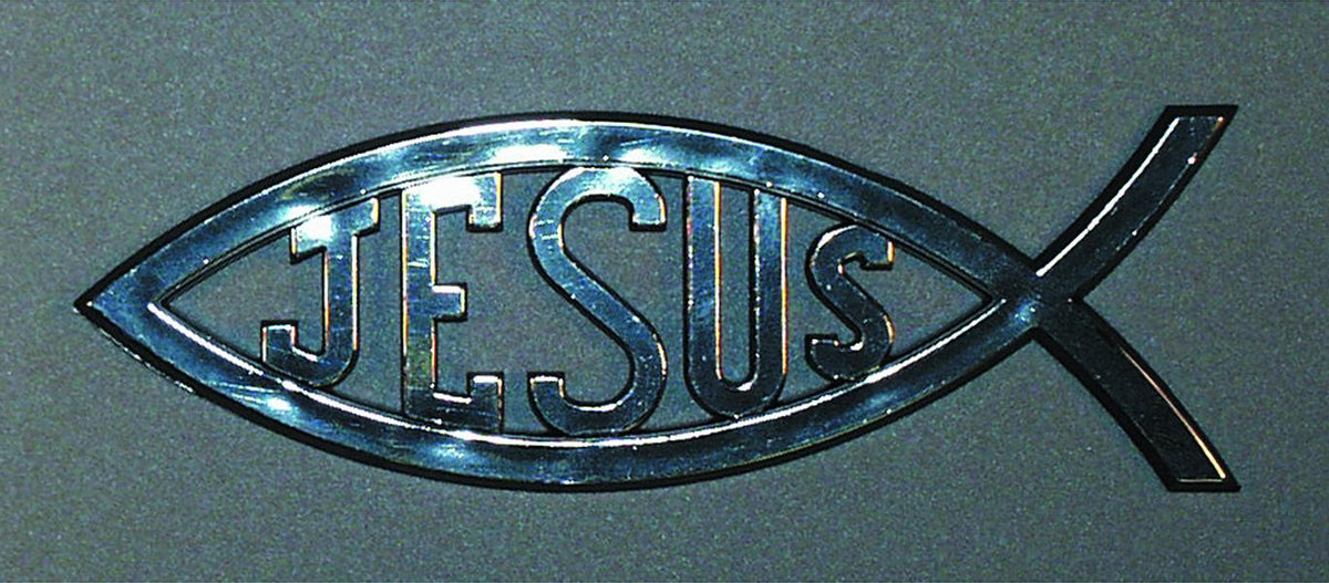 Jesus Fish - Silver: 3-Dimensional Emblems – R.H. Boyd