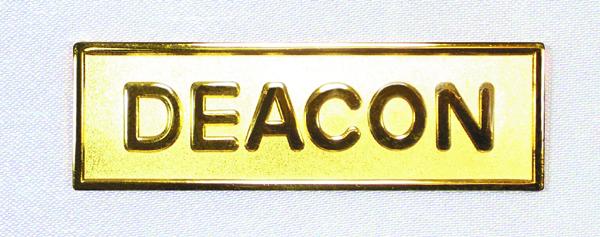 Deacon Metal Badge: Metal Badge – R.H. Boyd