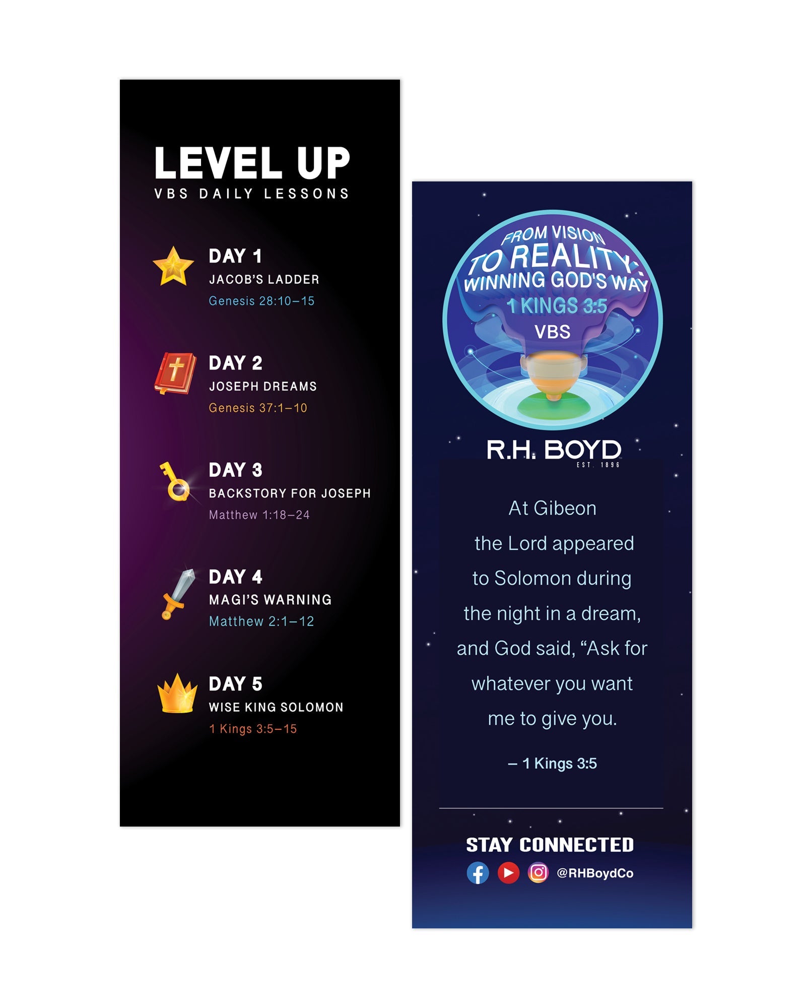 From Vision To Reality Bookmarks (5 pack) – R.H. Boyd