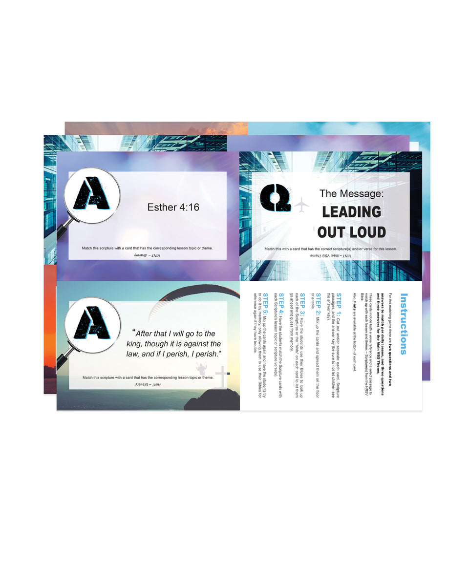 Leading Out Loud Matching Game – R.H. Boyd